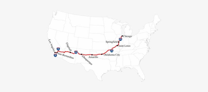 In The Grapes Of Wrath, To Prepare For Their Trip To - Route 666 Map ...