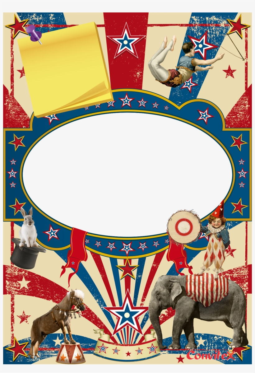 Antique Circus Border