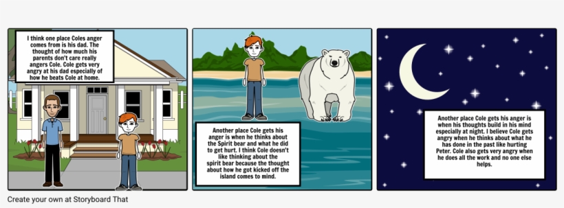 Touching Spirit Bear - Storyboard Transparent PNG - 1164x385 - Free ...