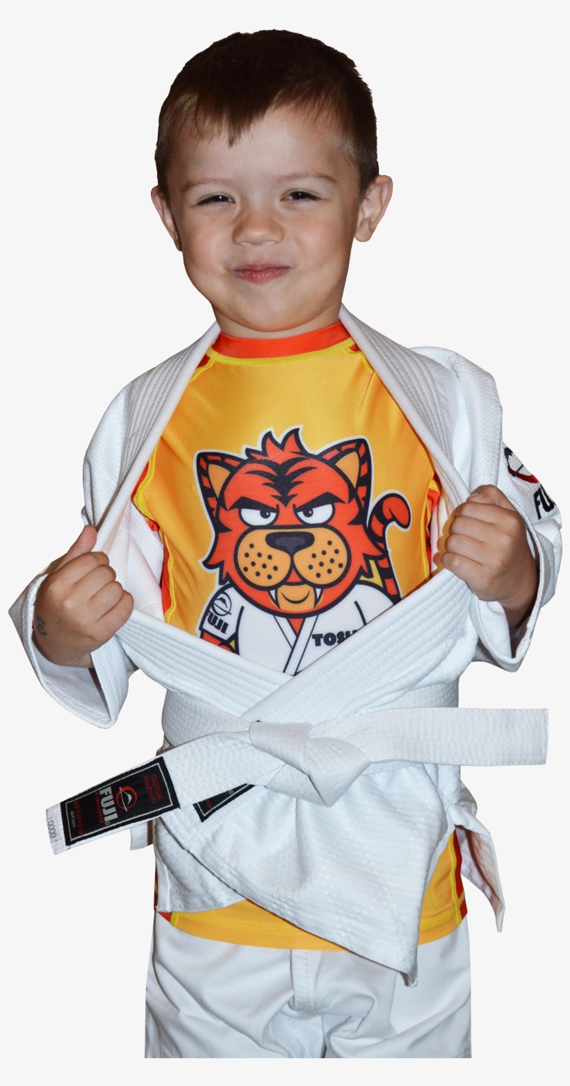 Toshi The Tiger Kids Rashguard - Fuji Toshi The Tiger Youth Rashguard ...
