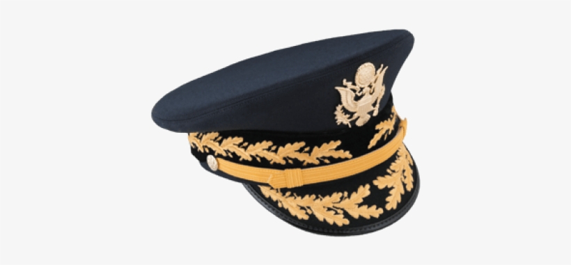 Usar Military Cap - Army Blue Service Cap Male Tropical Company Grade ...