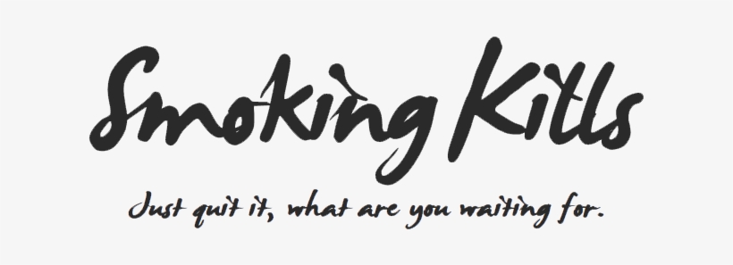Scroll Down To Explore - Smoking Kills Text Png Transparent PNG ...
