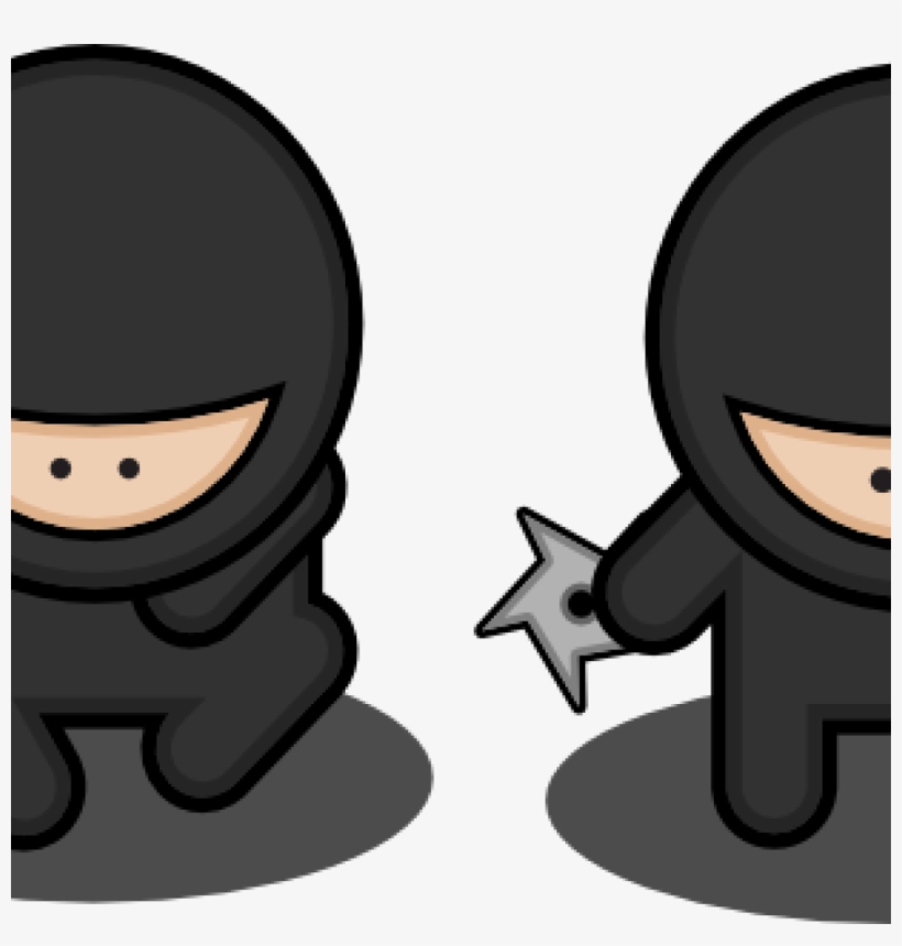 Ninja Throwing Stars Clipart Border