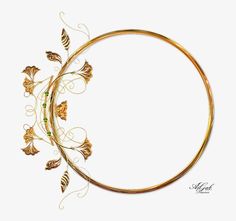 Marcos Dorados Para Fotos Marco Con Formas Orgnicas - Picture Frame ...