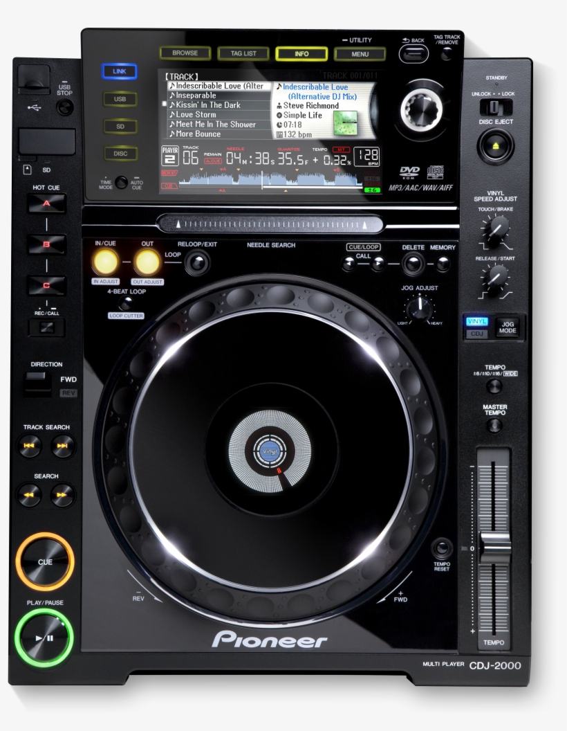 Pioneer Cdj 2000 Transparent PNG - 3305x4098 - Free Download on NicePNG