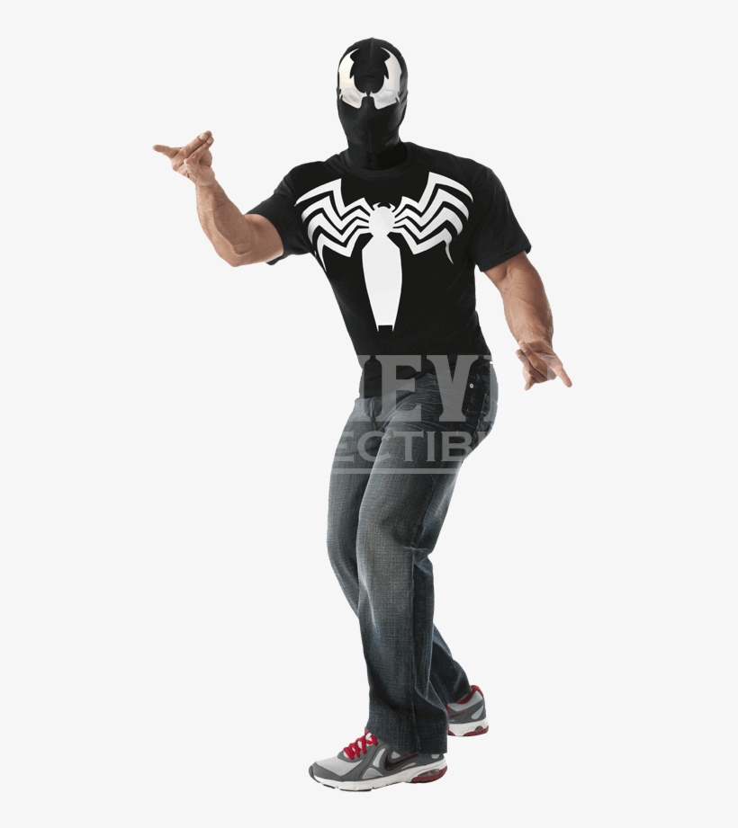 Download Adult Venom Costume Top And Mask - Venom Costume - HD ...