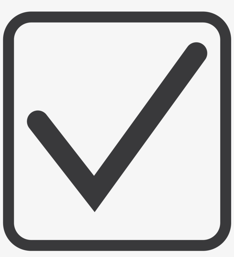 Black Check Mark - Cover Letter Transparent PNG - 2480x2480 - Free ...