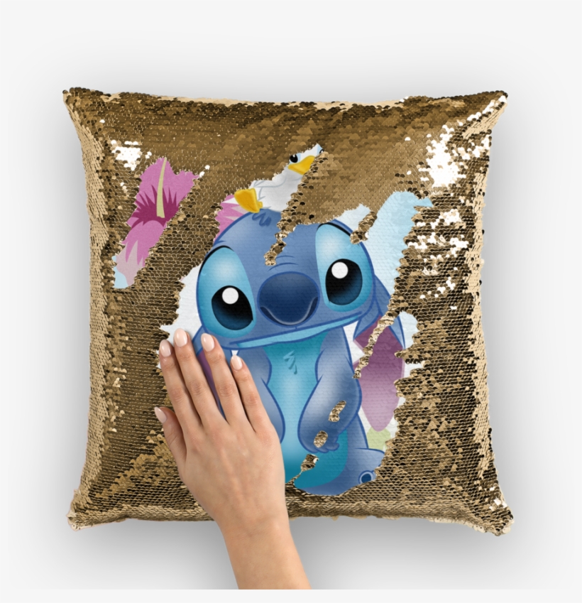 Stitch ﻿sequin Cushion Cover - Cushion Transparent PNG - 900x900 - Free ...