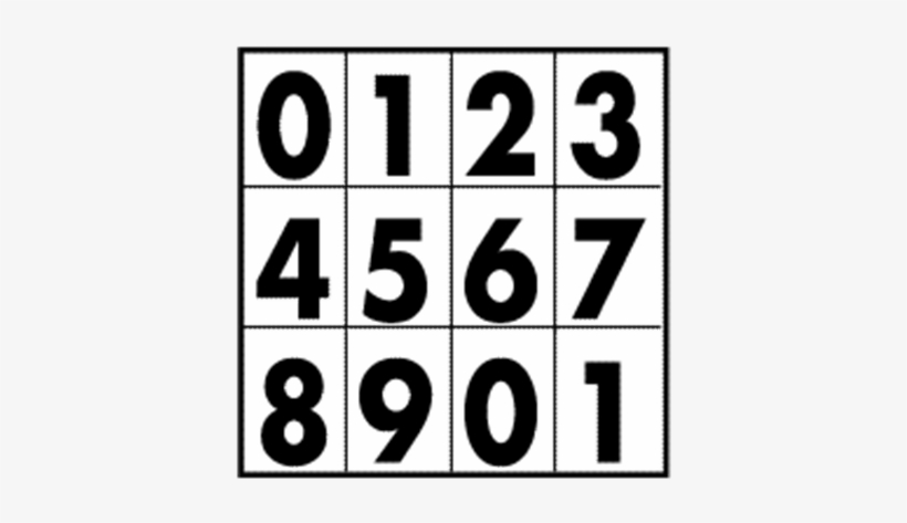 Download Number Labels For Orange Panels - Number - HD Transparent PNG ...