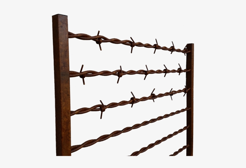 Big Barb Wire Headboard - Big Barb Wire Fence Transparent PNG - 500x500 ...