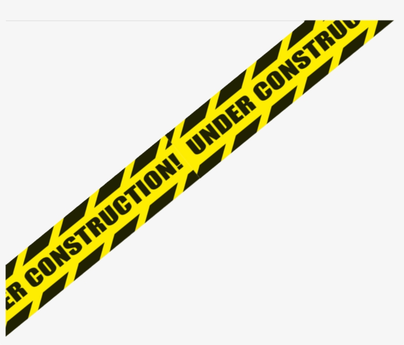 Under Construction Tape Background