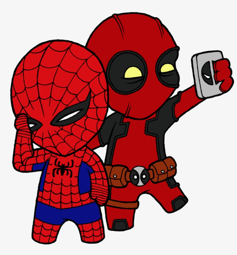 Lady Deadpool And Spiderman