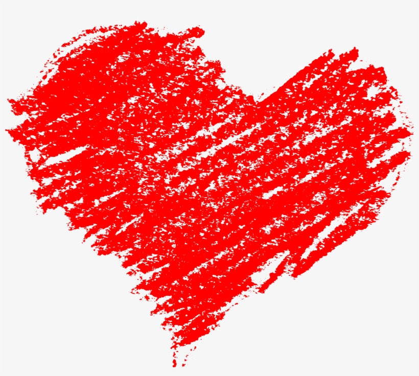 Download Scribble Heart Transparent - Drawing Of A Beating Heart - HD ...
