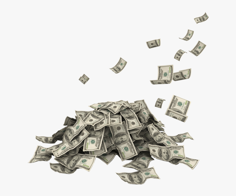 Psd Money Pile - Money Pile Png Transparent PNG - 400x381 - Free ...