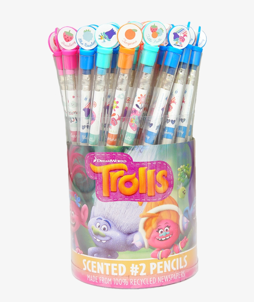Dreamworks Trolls Bucket Of 50 Smencils - Dreamworks Trolls Smencils ...