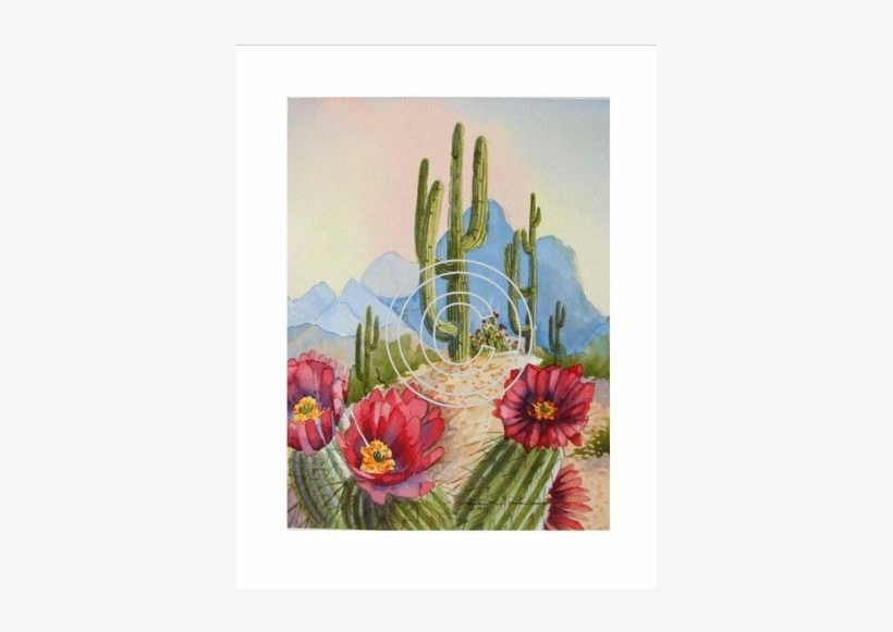 Desert Cactus Watercolor Transparent PNG - 500x500 - Free Download on ...