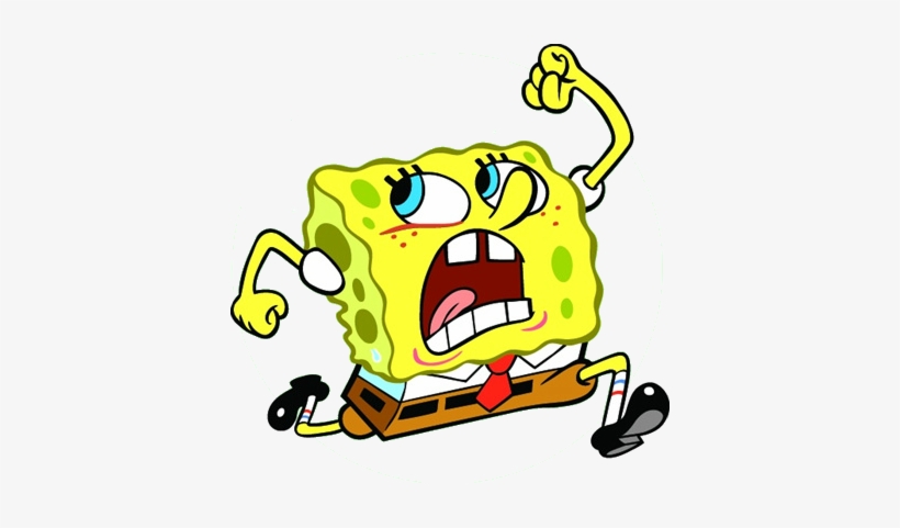 Png Pack - Sponge Bob Running Clipart Transparent PNG - 400x401 - Free ...