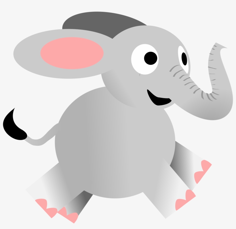 Big Image - Elephant Running Clipart Transparent PNG - 2400x2400 - Free ...