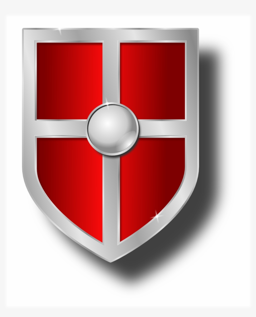 Onlinelabels Clip Art - Transparent Red Shield Logo Transparent PNG ...