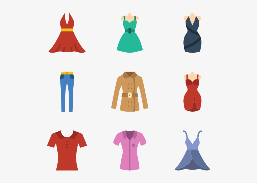Woman Clothes - Clothes Vector Png Transparent PNG - 600x564 - Free ...