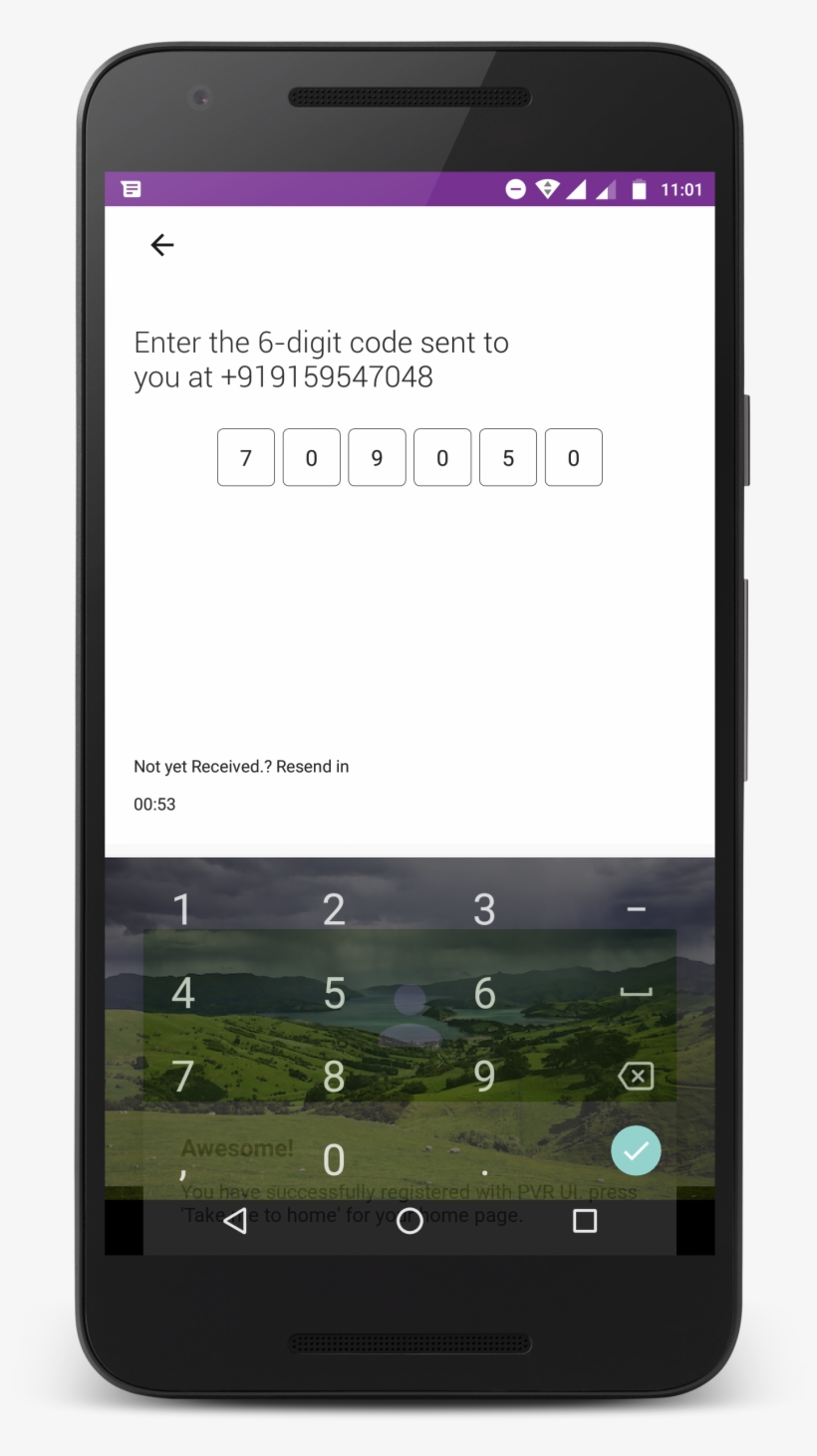 Otp - Android Transparent PNG - 1698x2911 - Free Download on NicePNG