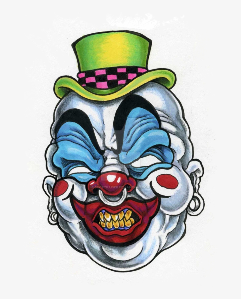Jester Face Tattoo Designs