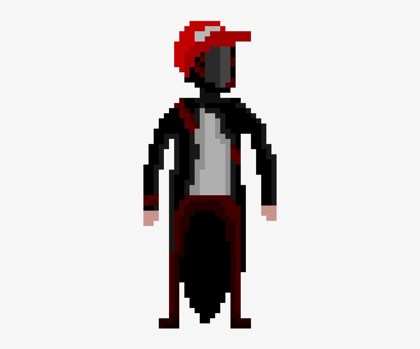 Guy In Mario Hat - Pixel Art Shooting Animation Transparent PNG ...