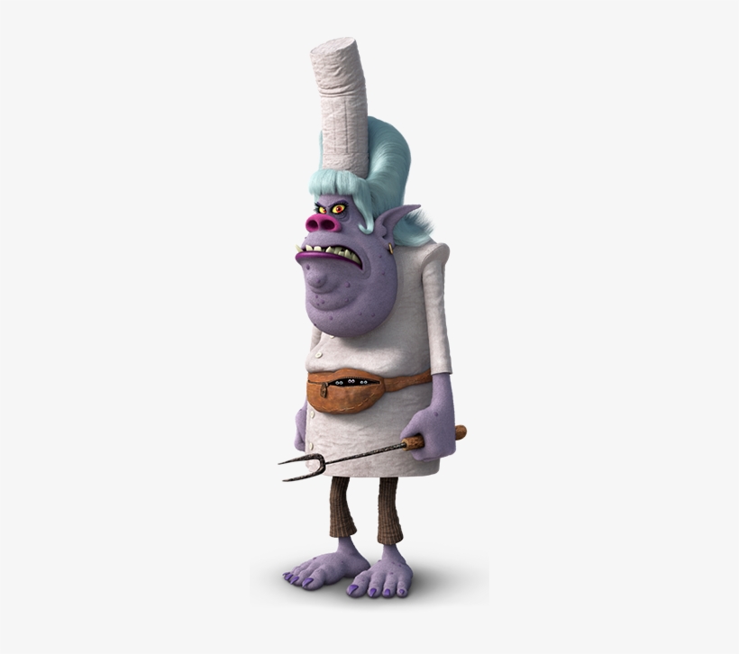Chef - Personajes De La Pelicula Trolls Transparent PNG - 266x646 ...