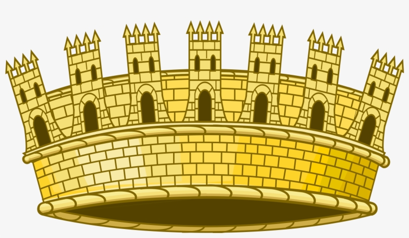 Open - Mural Crown Transparent PNG - 2000x1068 - Free Download on NicePNG