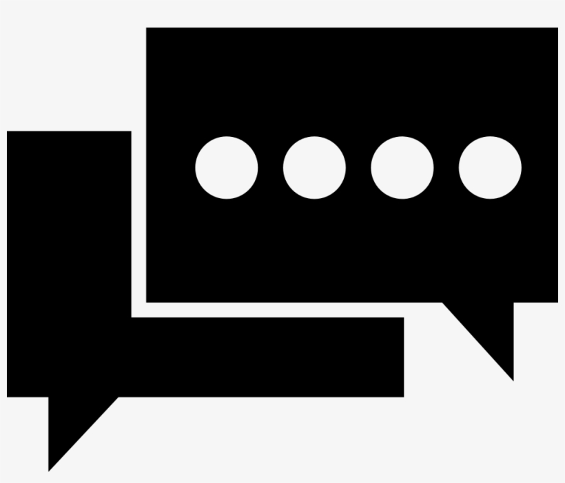Comment Speech Bubble Of Chat Comments - Icon Transparent PNG - 980x792 ...