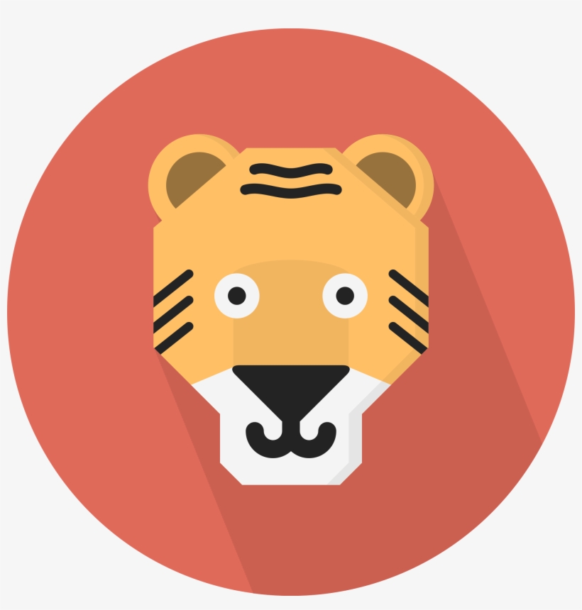 Open - Tiger Icon Flat Transparent PNG - 2000x2000 - Free Download on ...