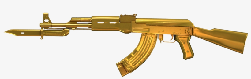 Ak47 Dmz Ug Rd1 - Ak47 Dmz Ultimate Gold Transparent PNG - 1000x389 - Free Download on NicePNG