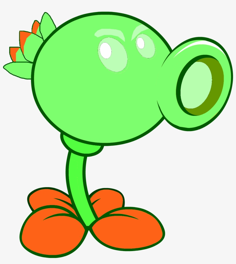 Glow Shooter - Plants Vs Zombies Commando Pea Transparent PNG ...