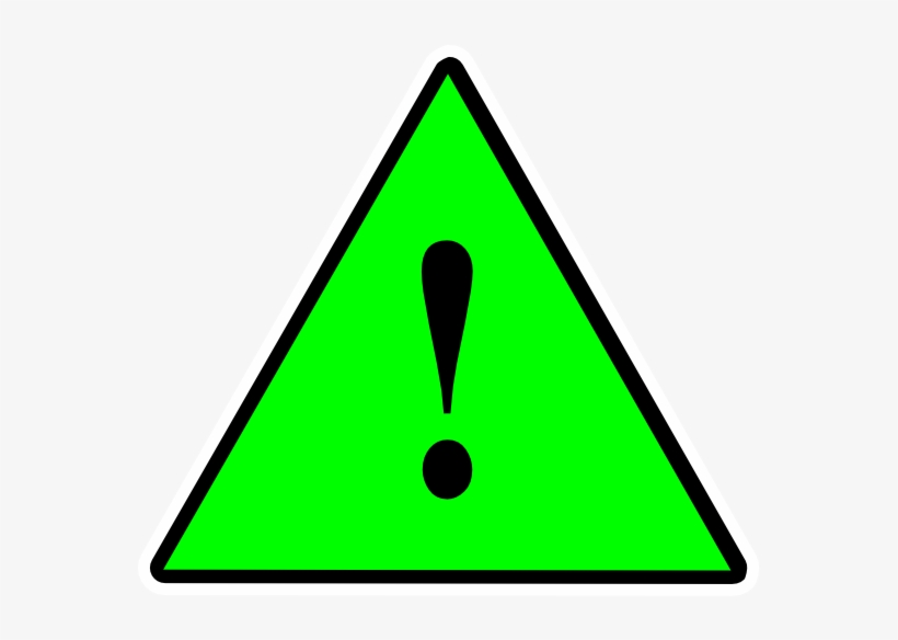 General Risk Solid Green Icon Png - Icon Green Warning Png Transparent ...