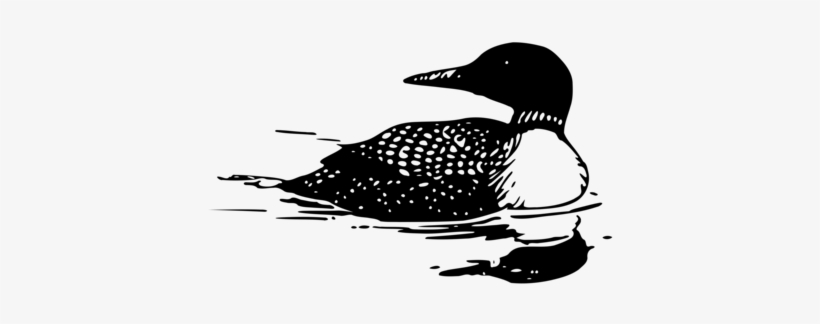 Common Loon Computer Icons Download Silhouette Art - Loon Clipart ...