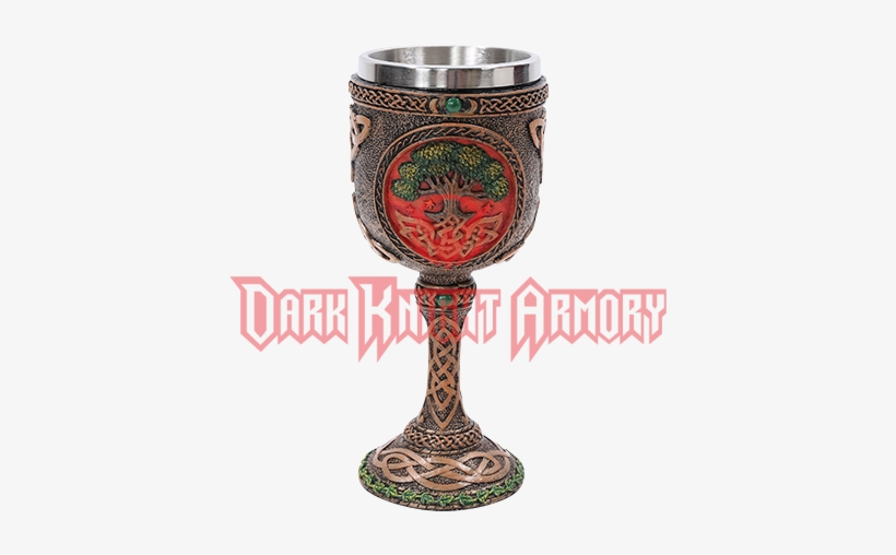 Celtic Tree Of Life Goblet - Knights Templar Wooden Sword Transparent ...