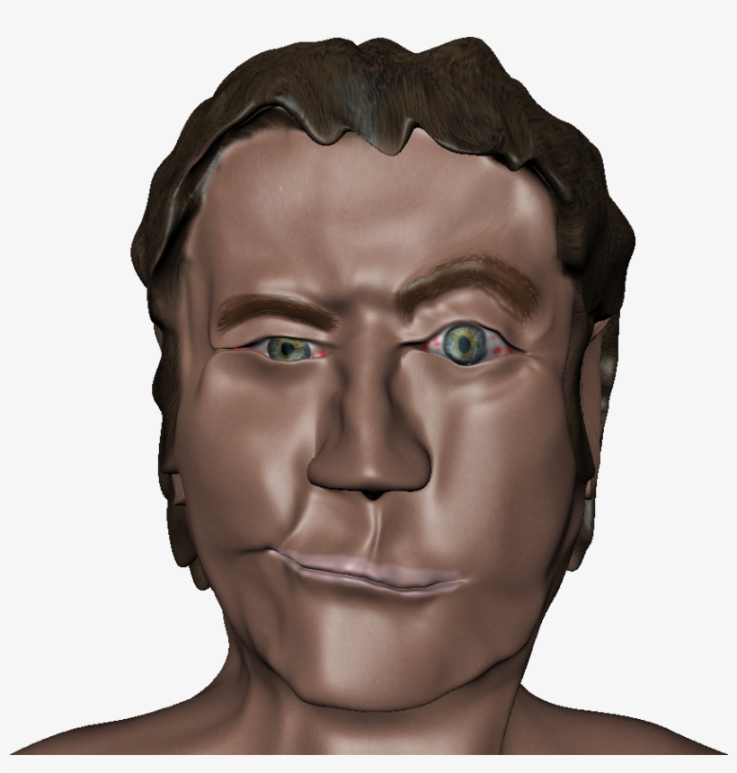 Here Is A Front View Of My Human Head Model That I - Illustration ...