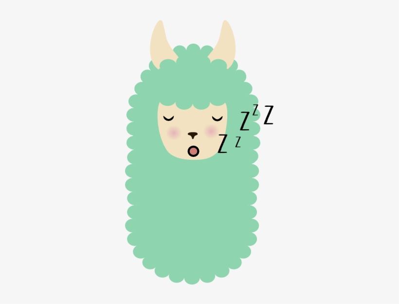 Sleepy Llama - Emoji Llama Transparent PNG - 600x600 - Free Download on ...