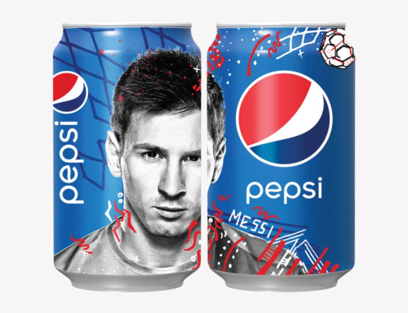 Doza Pepsi Leo Messi - Pepsi Can 250ml Carton 24 Transparent PNG ...