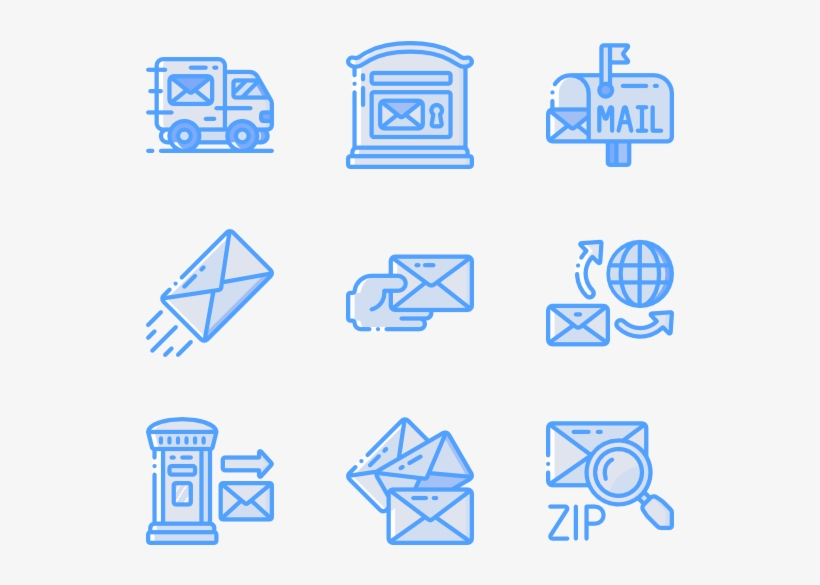 Postal Service 40 Icons - Icon Transparent PNG - 600x564 - Free ...