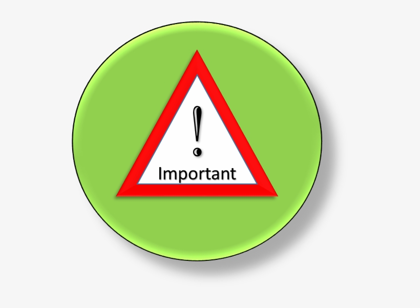 Important Icon Green - Traffic Sign Transparent PNG - 555x535 - Free ...
