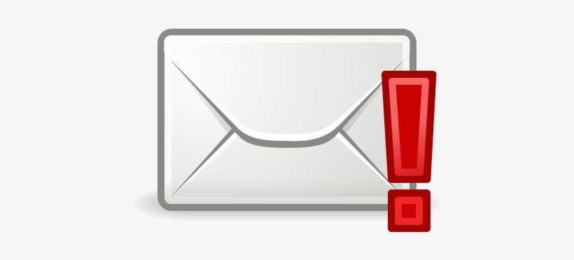 Gnome Mail Mark Important - Important Email Icon Transparent PNG ...