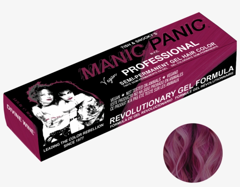 Professional Gel Divine Wine® - Manic Panic Blue Velvet Transparent PNG ...