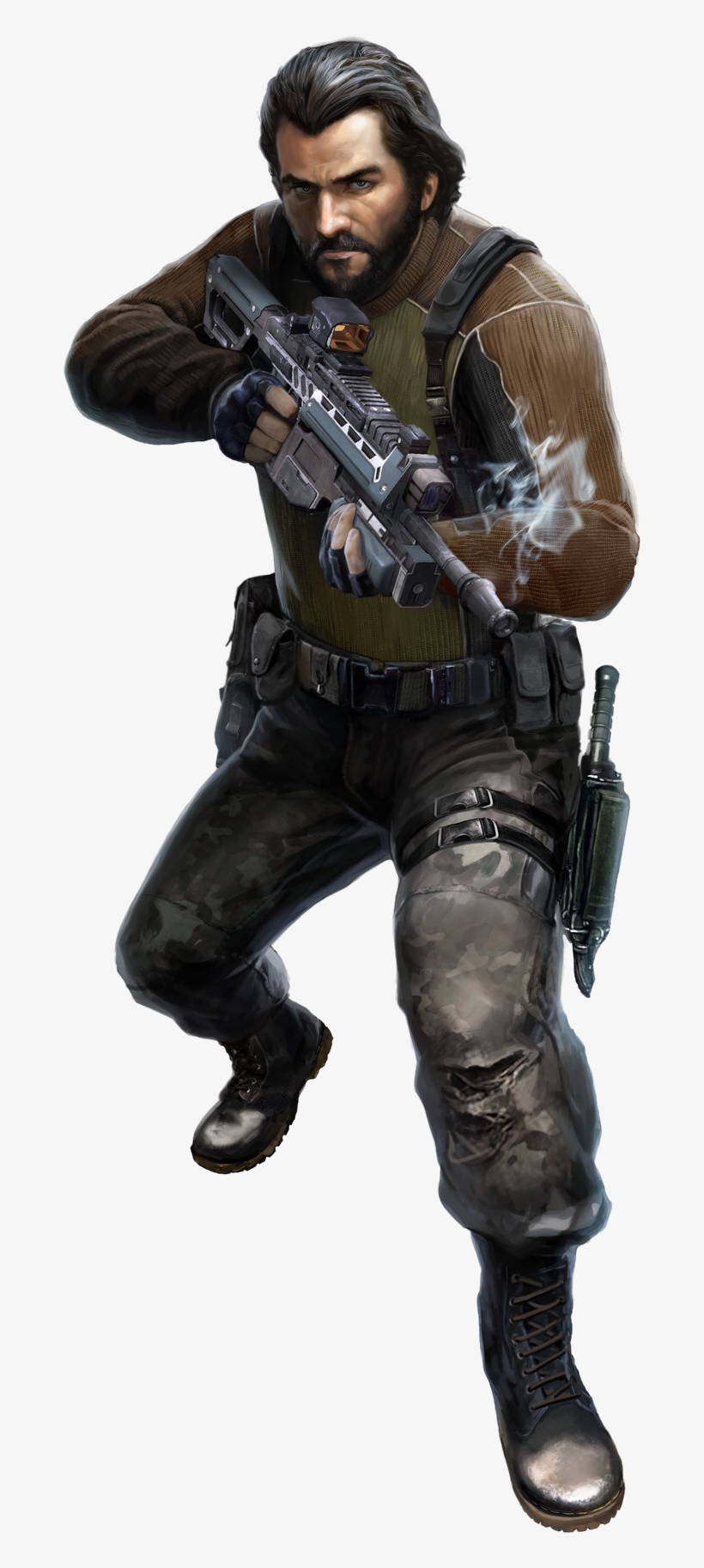 Point Man - Fear 3 Pointman Transparent PNG - 1060x1875 - Free Download ...