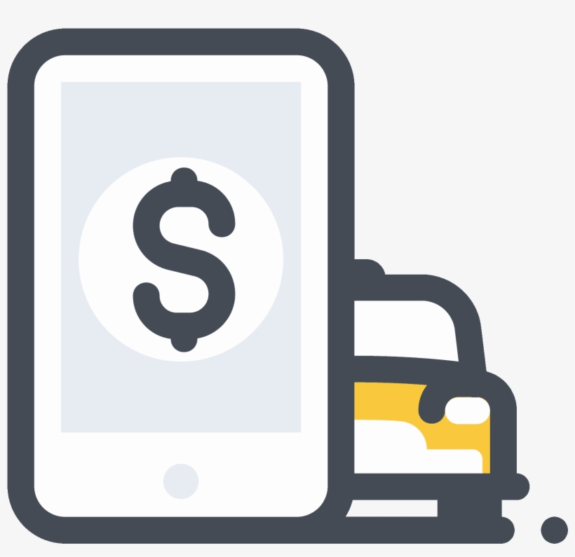 Taxi Mobile Payment Icon - Icon Transparent PNG - 1600x1600 - Free ...
