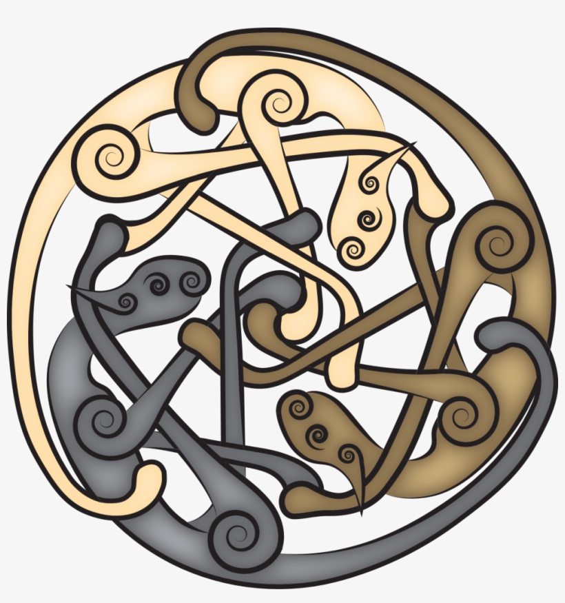 Celtic Cat Triskelion - Cat Triskelion Transparent PNG - 981x1000 ...