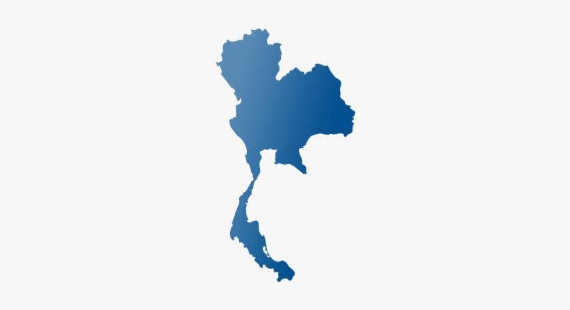 Thailand - Shape - Thailand Map Vector Png Transparent PNG - 550x450 ...
