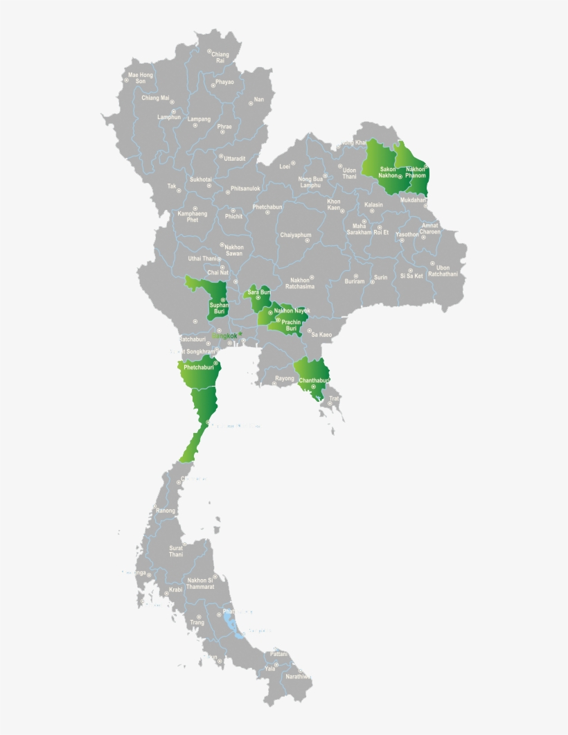 Thailand Map Vector Free Download Transparent PNG - 725x980 - Free ...