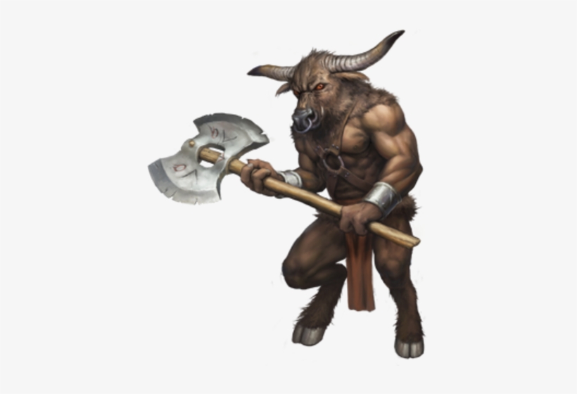 Since Its Summer Break, Sally Jackson Takes Him To - Minotaur Png ...