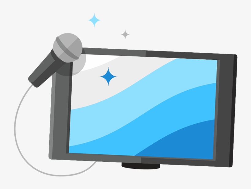 Singer Clipart Videoke Machine - Karaoke Tv Clip Art Transparent PNG ...
